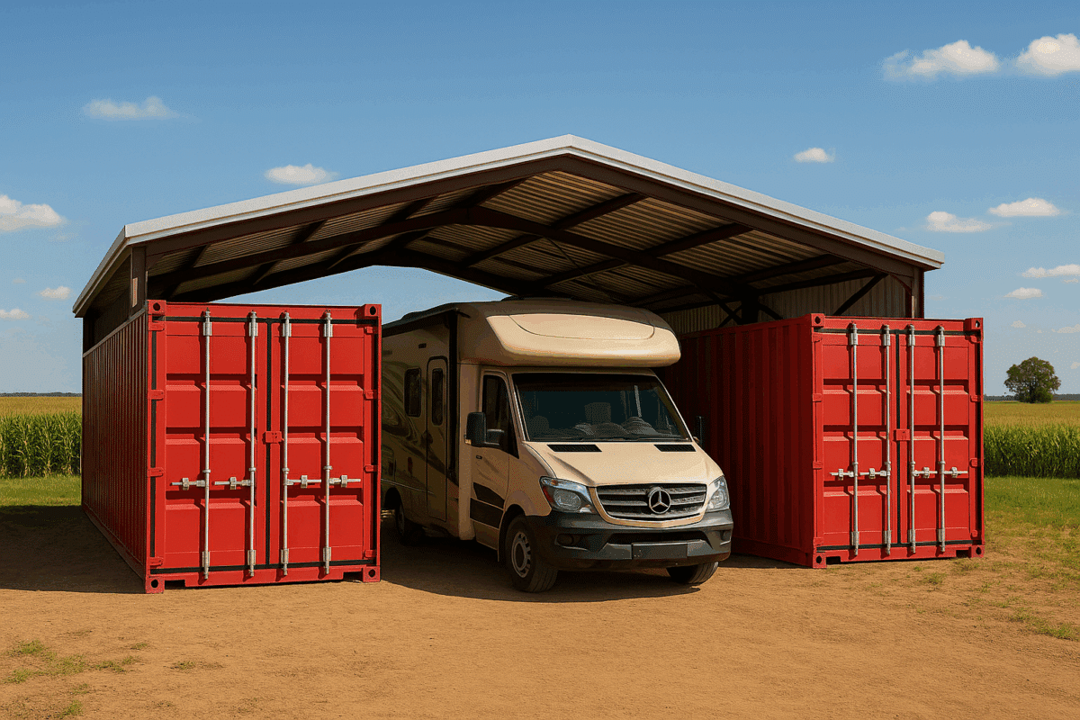 Shipping Container Covers - Heavy-Duty | Future Buildings